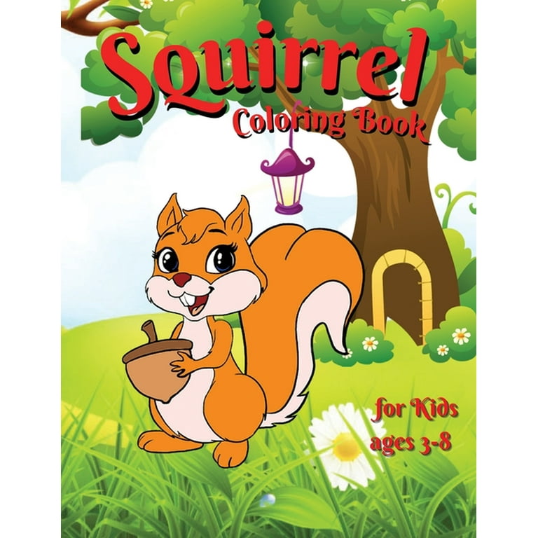 squirrle coloring pages