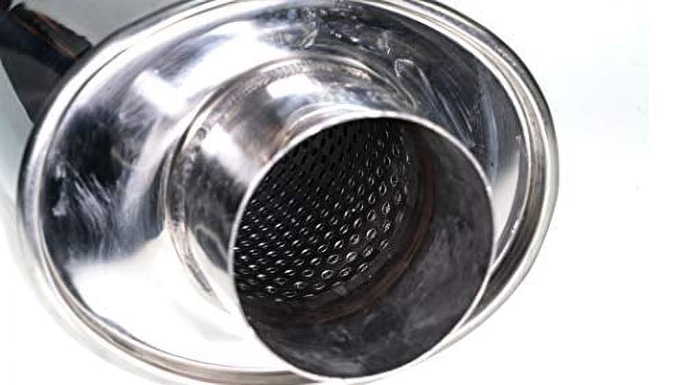 Squirrelly SilentMAX Stainless Steel Mini Muffler Resonator 2.5" Inlet ...