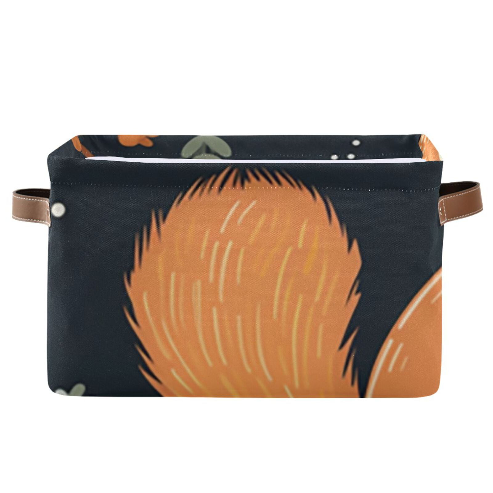 Squirrels Leaves Storage Bins Baskets With Handles Storage Box Clothes Organizer Organization ...