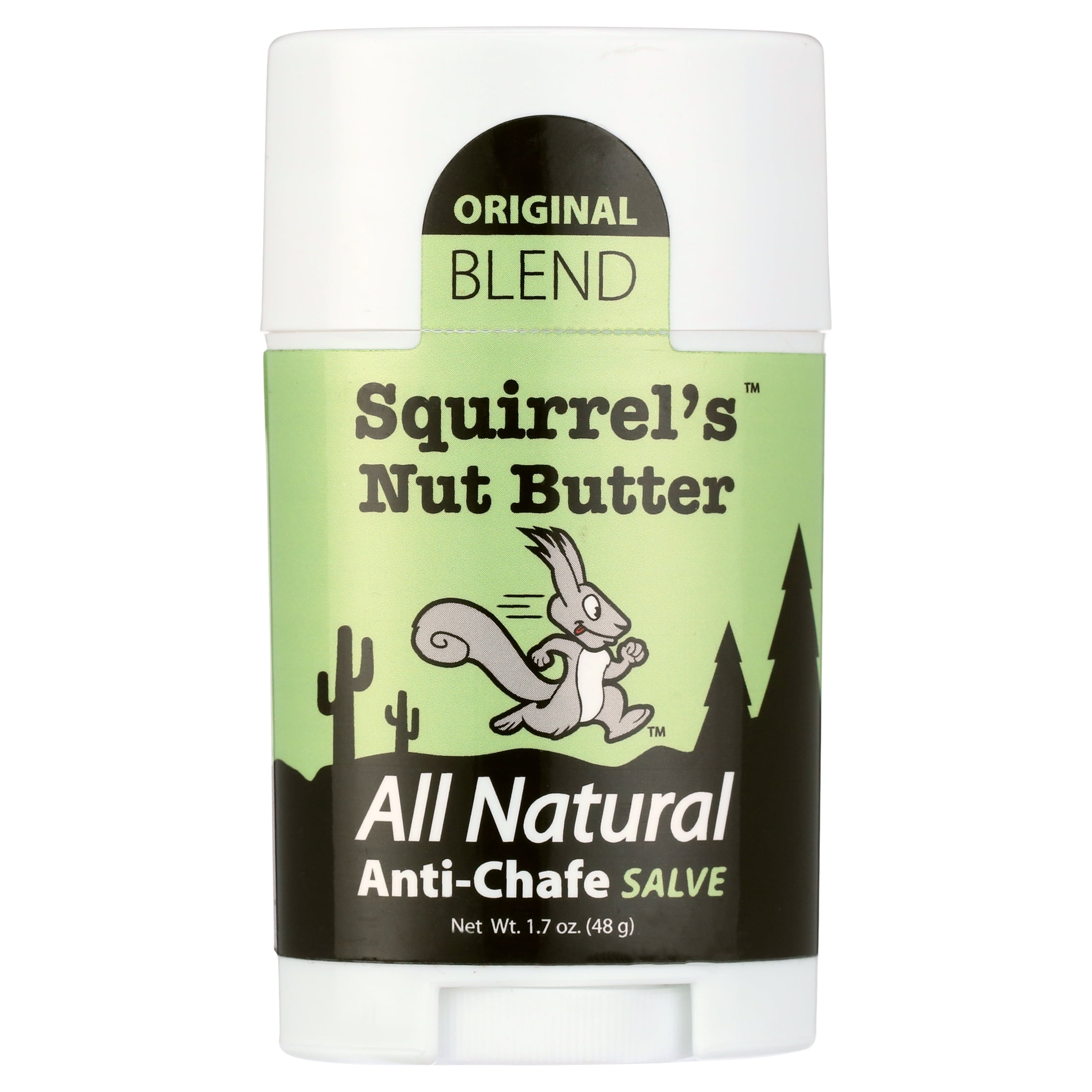Squirrels Nut Butter 112521 1.7 oz All Natural Anti Chafe Salve - Stick ...