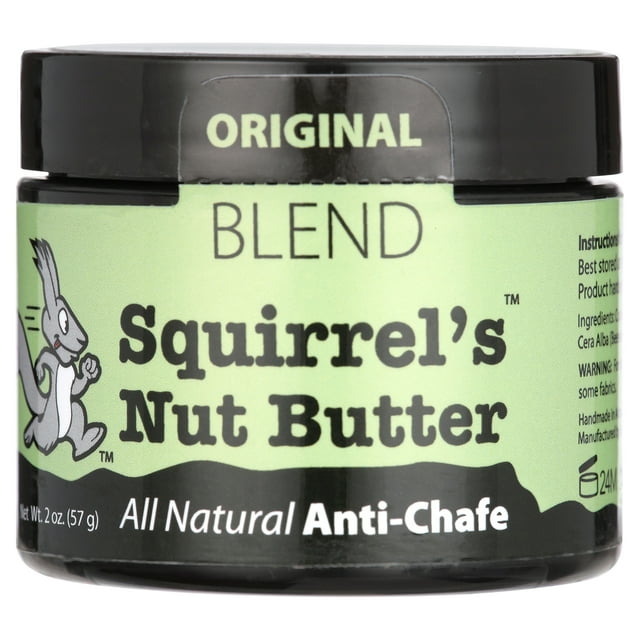 Squirrels Nut Butter 2.0 oz All Natural Anti-Chafe Salve Tub - Walmart.com