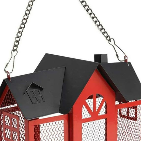 Squirrels Proof Outdoor Bird Feeder Metal Construction Feeding Ports ...