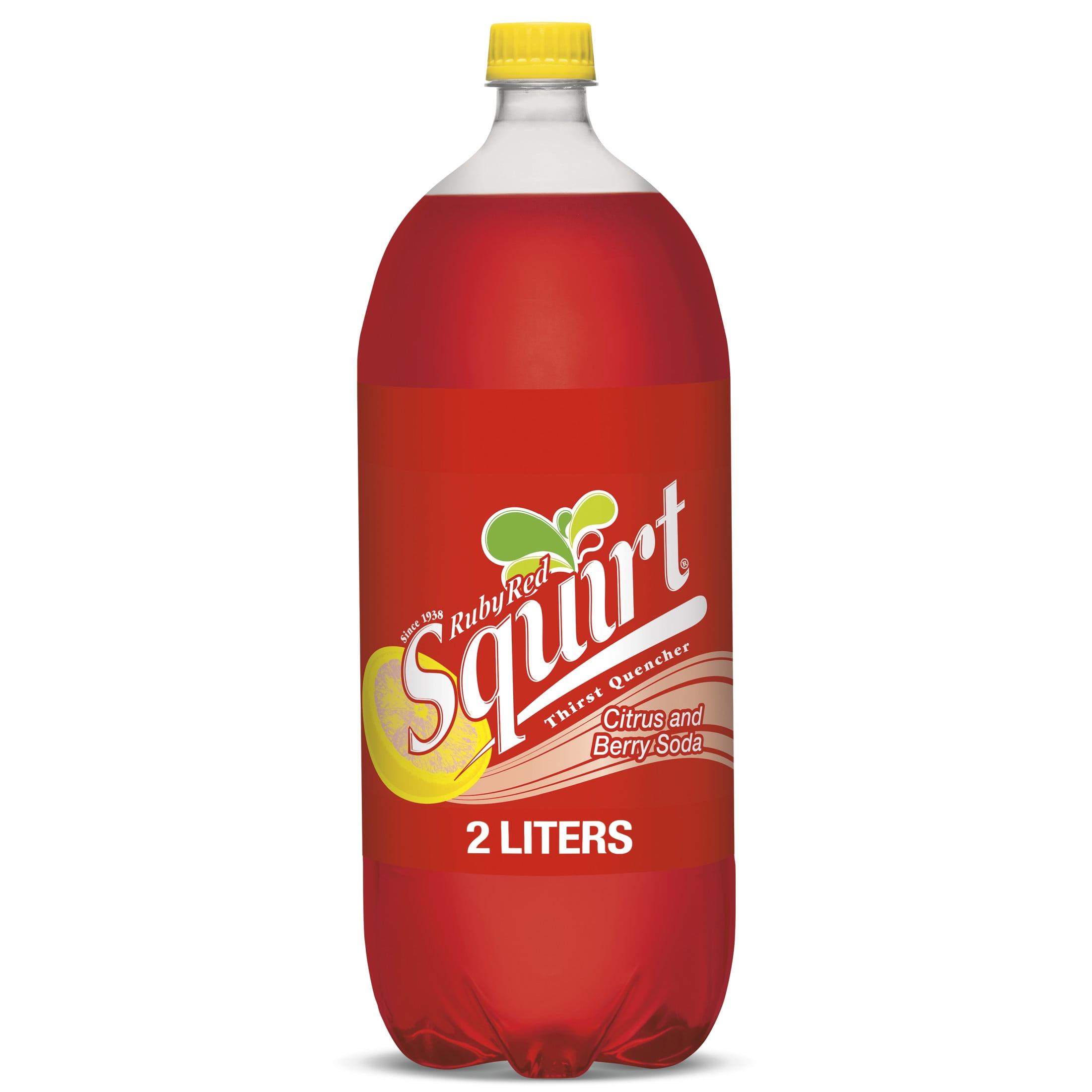 Squirt Ruby Red Grapefruit Soda, 2 Liter Bottle, Refreshing Citrus Soft ...