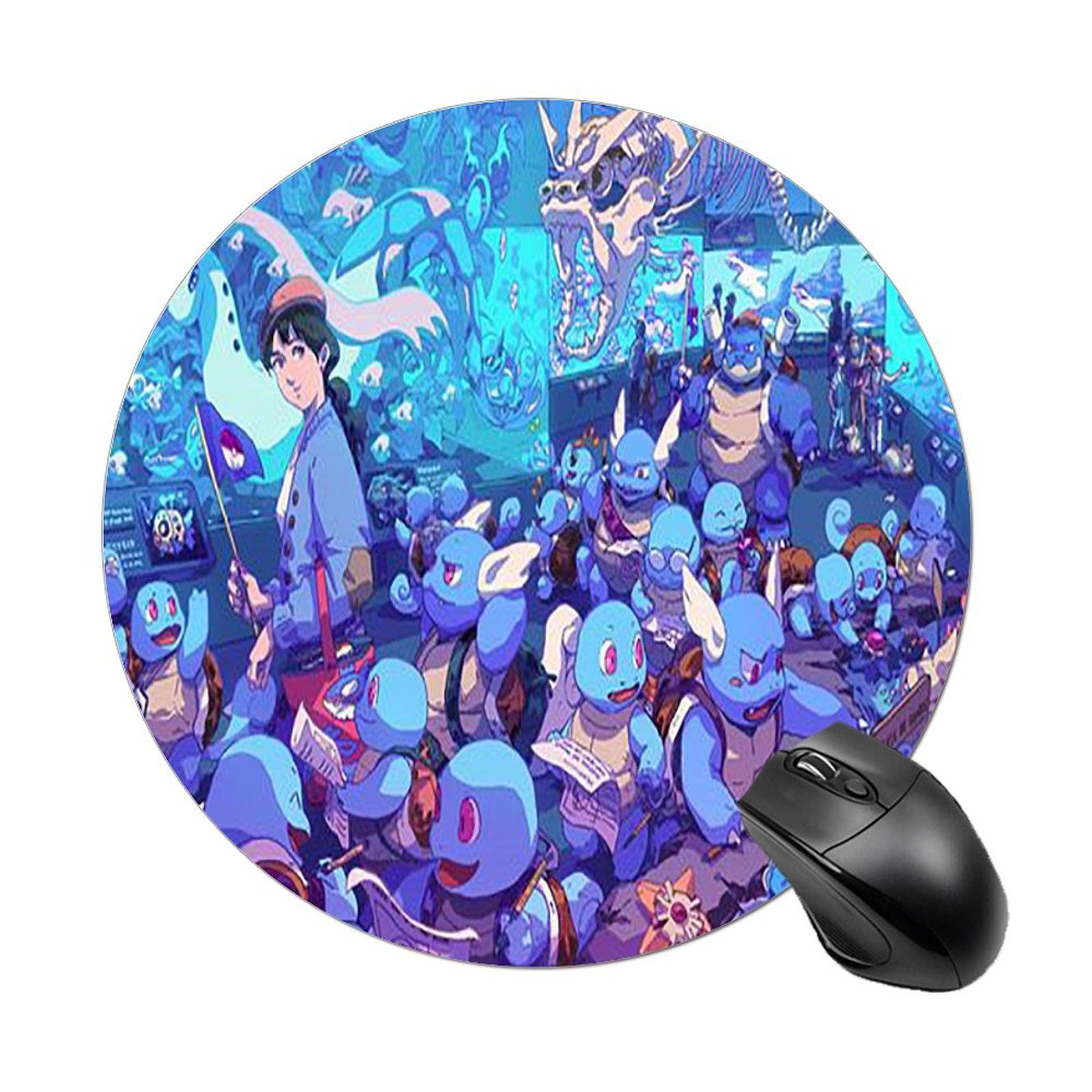 Squirtle Mouse Pad Anime for Office Desk Computer Desk Gaming Room ...