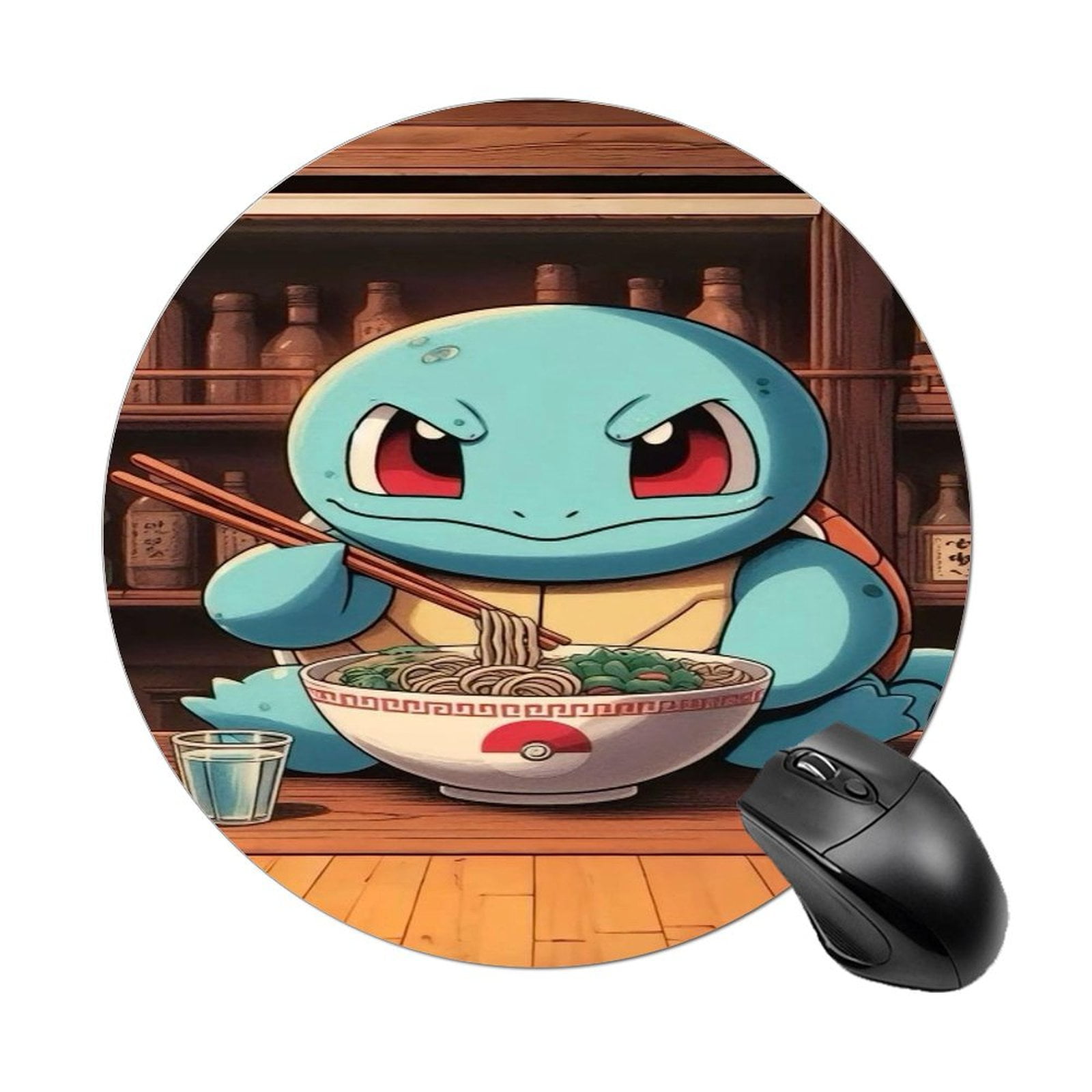 Squirtle Mouse Pad Anime for Office Desk Computer Desk Gaming Room ...