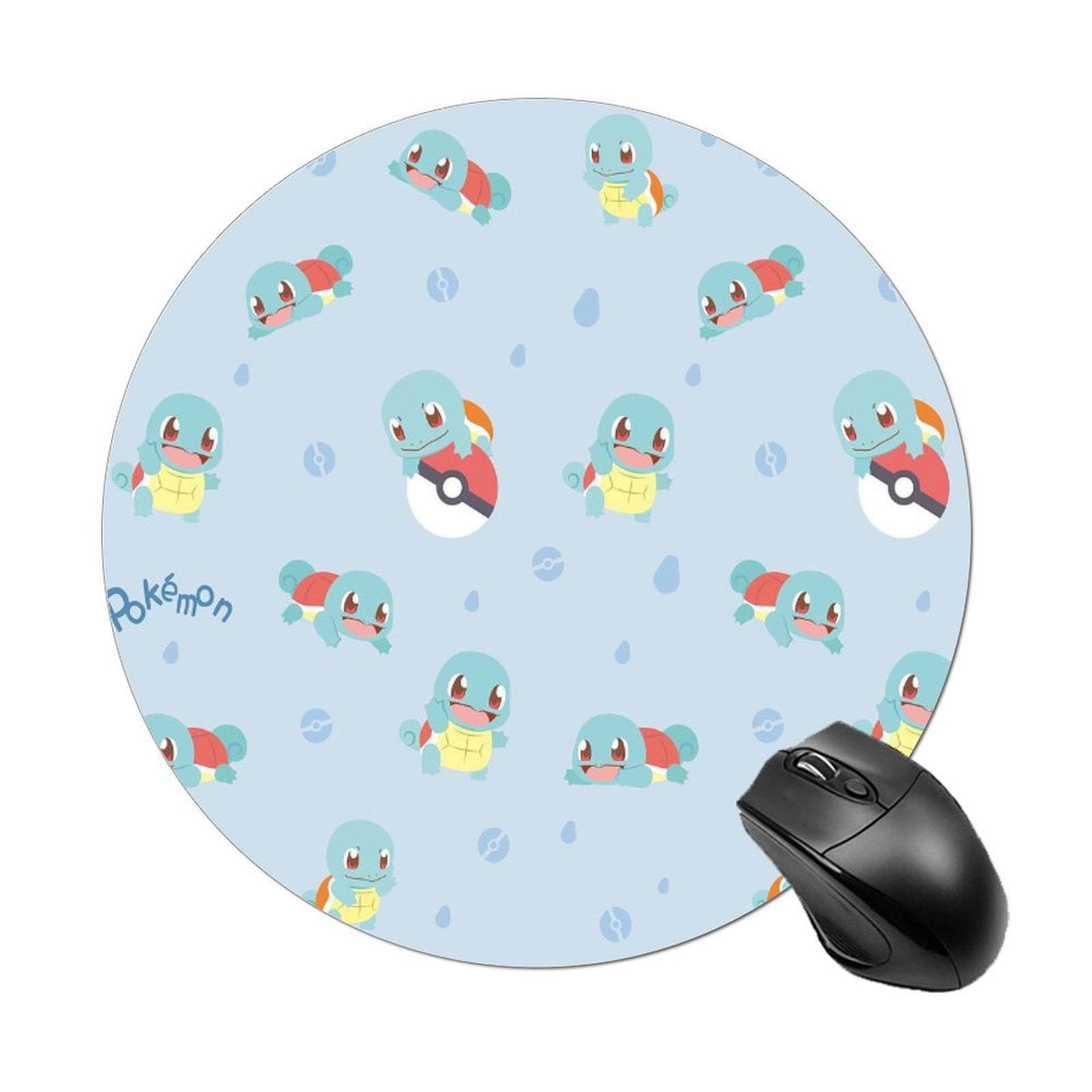 Squirtle Mouse Pad Anime for Office Desk Computer Desk Gaming Room ...