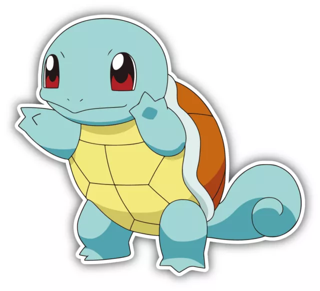 Squirtle Pokemon Pokeball Ash Decal Sticker Us Made Truck Wall Window ...