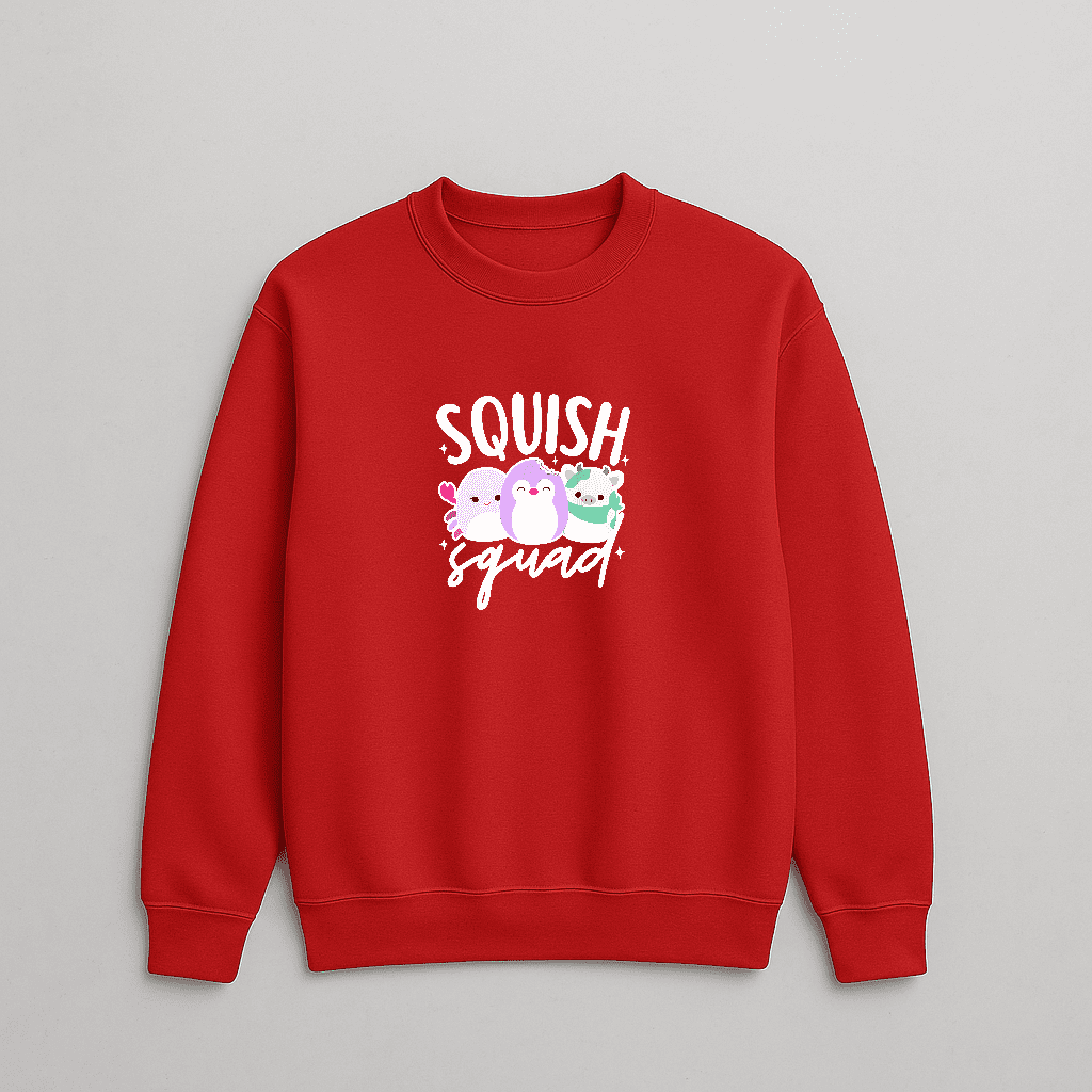 Squish Squad Cute Plush Mallow Themed Funny Gift Kids Women Graphic ...