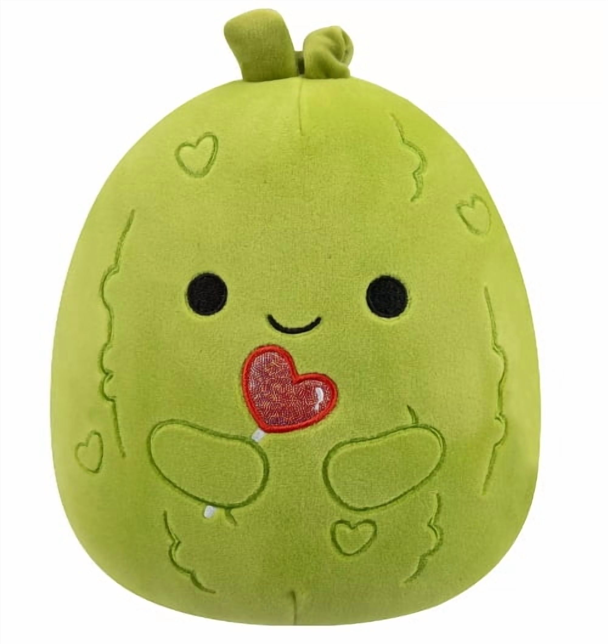 Squish The Valentine Pickle Plush - 8" - Walmart.com