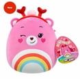 Squish Valentine's Care Bears Cheer Bear with Hearts Headband - 8 ...
