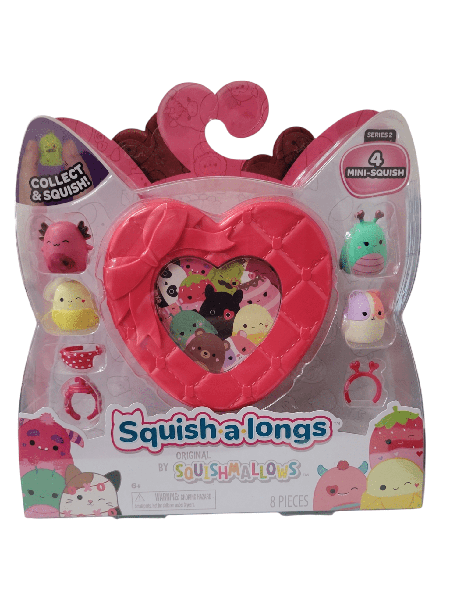 Squish-a-longs by Squishmallows Series 2 Valentines Edition with Mattea ...