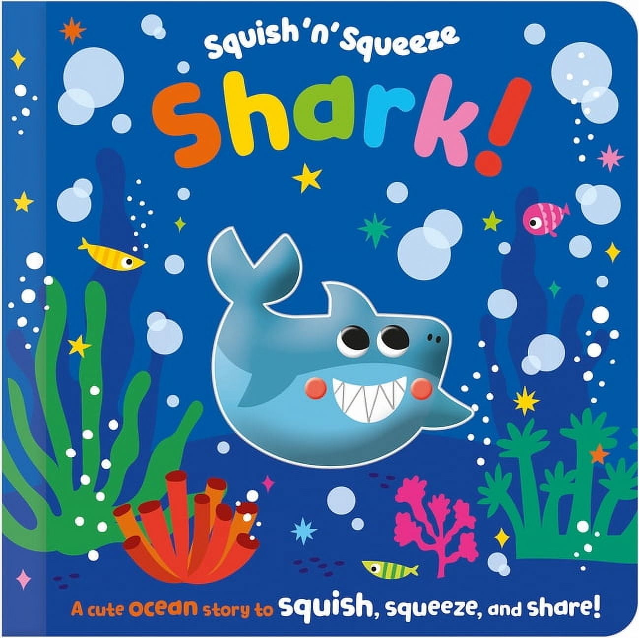 Squish 'n' Squeeze Shark!, (Board Book) - Walmart.com