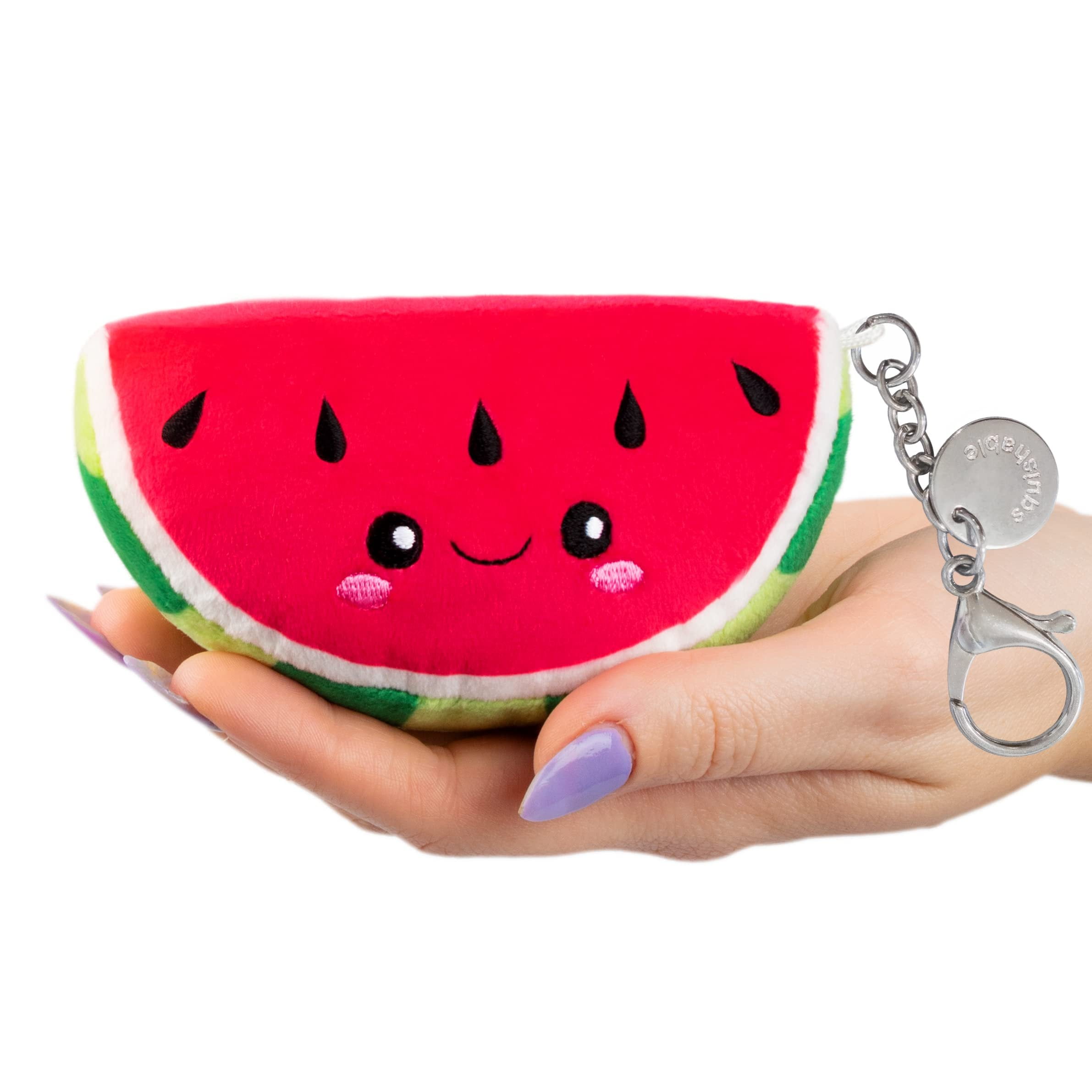 Squishable / Micro Comfort Food Watermelon 3" Plush with Metal Clip ...
