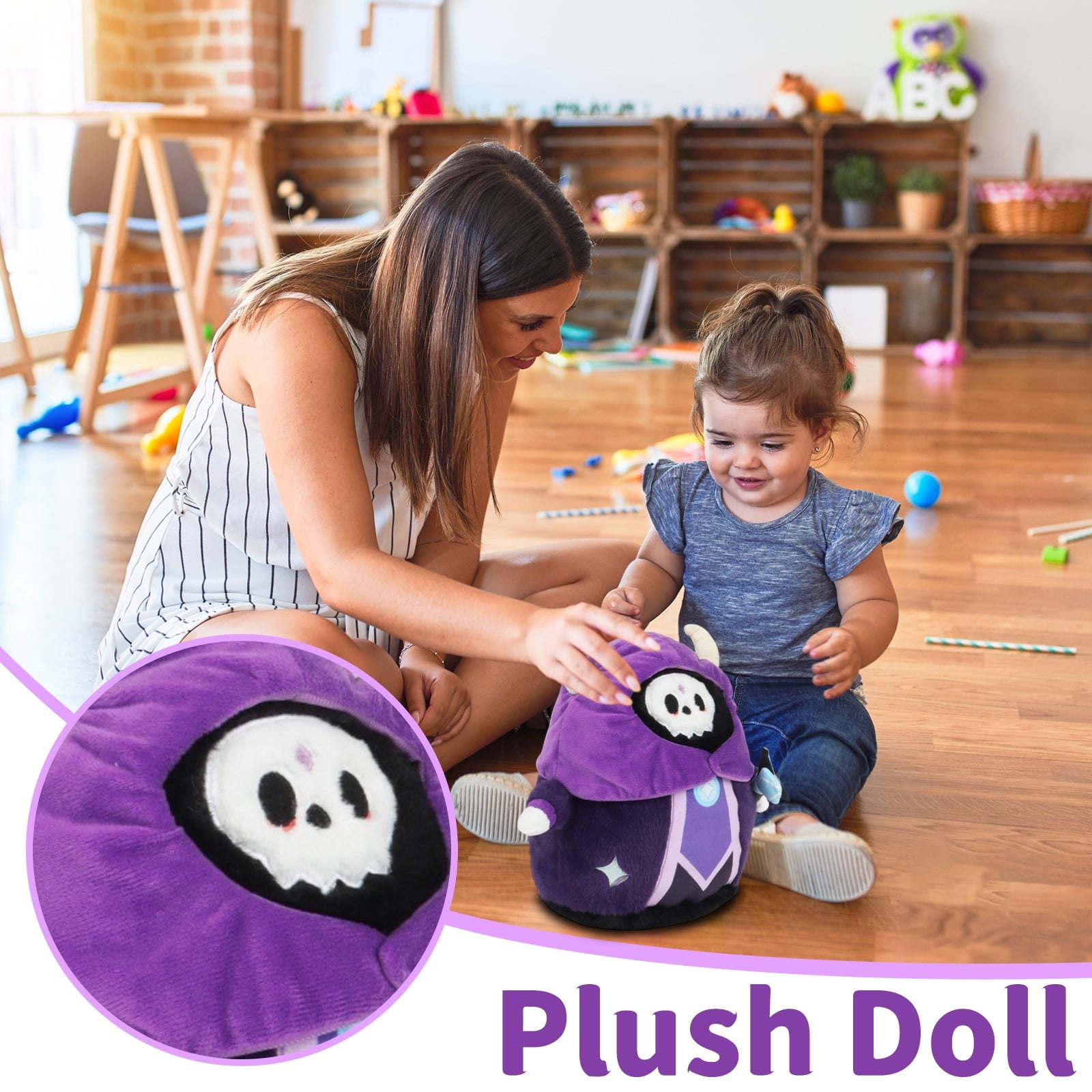 Squishable Mini Mothman Plush Doll - Cute Midnight Cartoon Plush Pillow ...