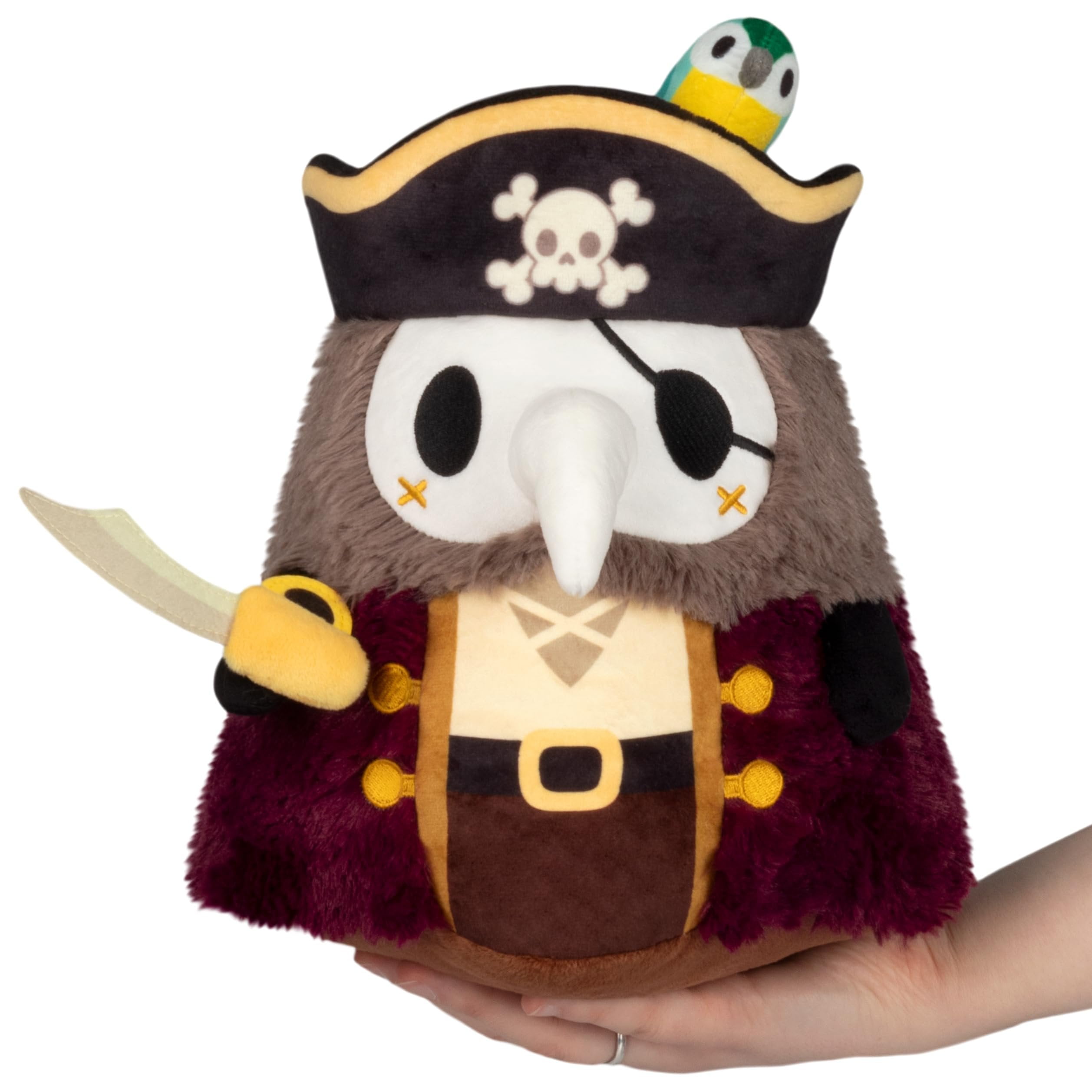 Squishable / Mini Pirate Plague Doctor Plush Toy - Walmart.com