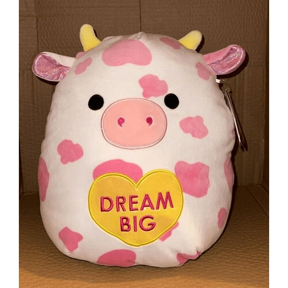 Pink Cow Squishmallow Valentines