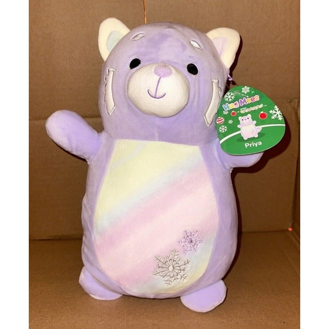 Squishmallow 12" Hug Mees Priya CHRISTMAS PLUSH RED PANDA - Walmart.com