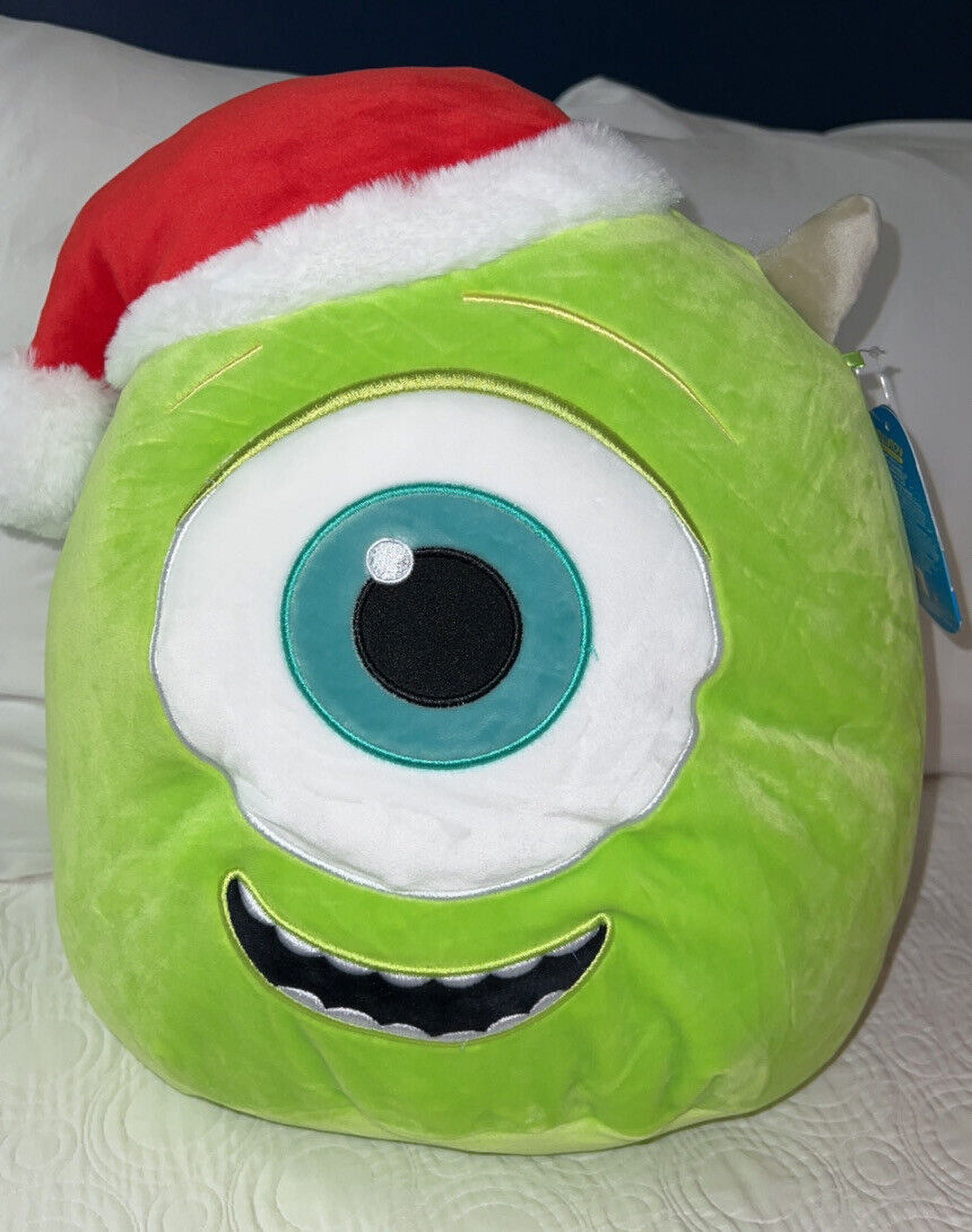 Squishmallow 12” Monsters Inc Mike Wazowski Christmas Plush - Walmart.com
