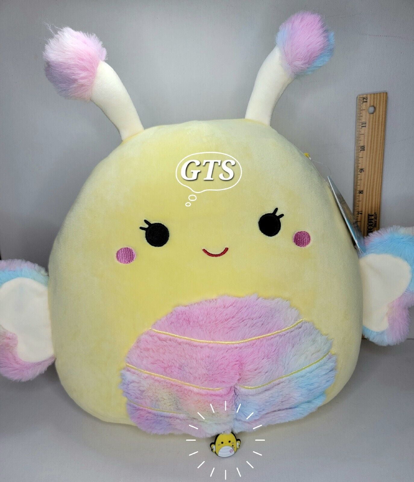Squishmallow 12" Nixie Butterfly Plush 🦋 with Jibbitz Croc Shoe Charm 2 ...