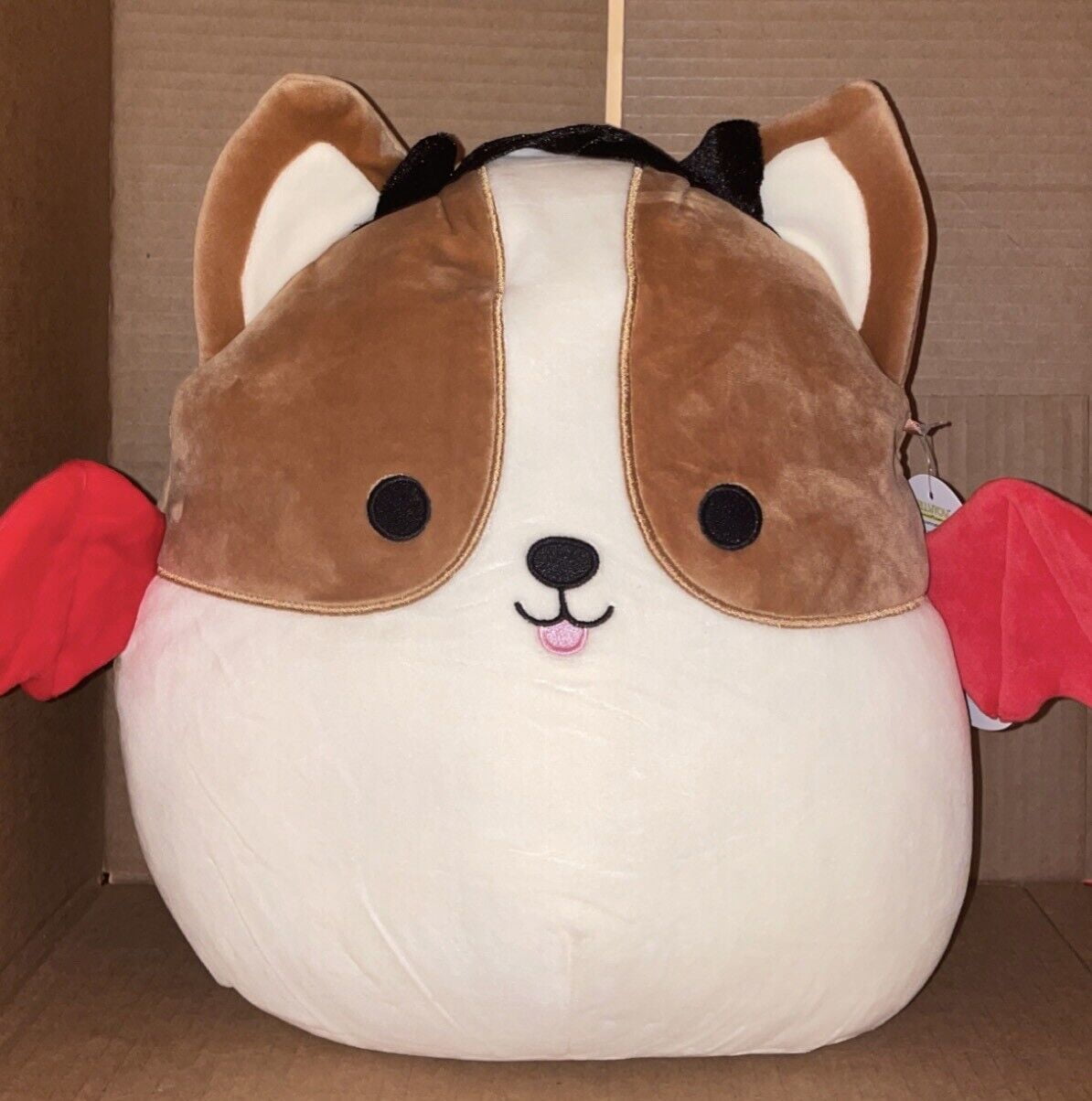 Squishmallow 12” Reginald Corgi Devil Vampire Bat PLUSH - Walmart.com
