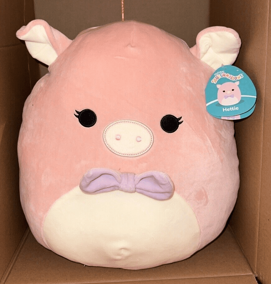 Squishmallow 14" HETTIE The PIG Purple Bow Tie PLUSH - Walmart.com