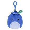 Squishmallow 3.5" Bluby The Blueberry Plush Clip, Super Soft and Cuddly ...