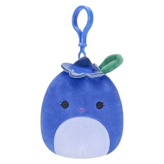 Squishmallow 3.5" Bluby The Blueberry Plush Clip, Super Soft and Cuddly ...