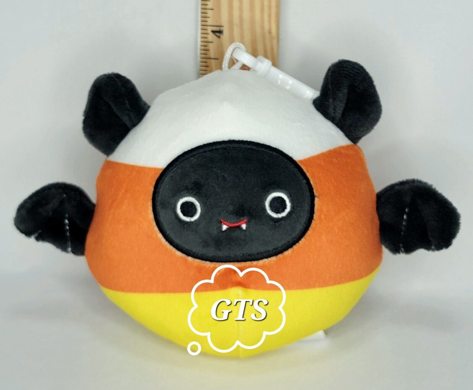 Squishmallow 3.5" Emily Bat Candy Corn Halloween Plush Clip - Walmart.com