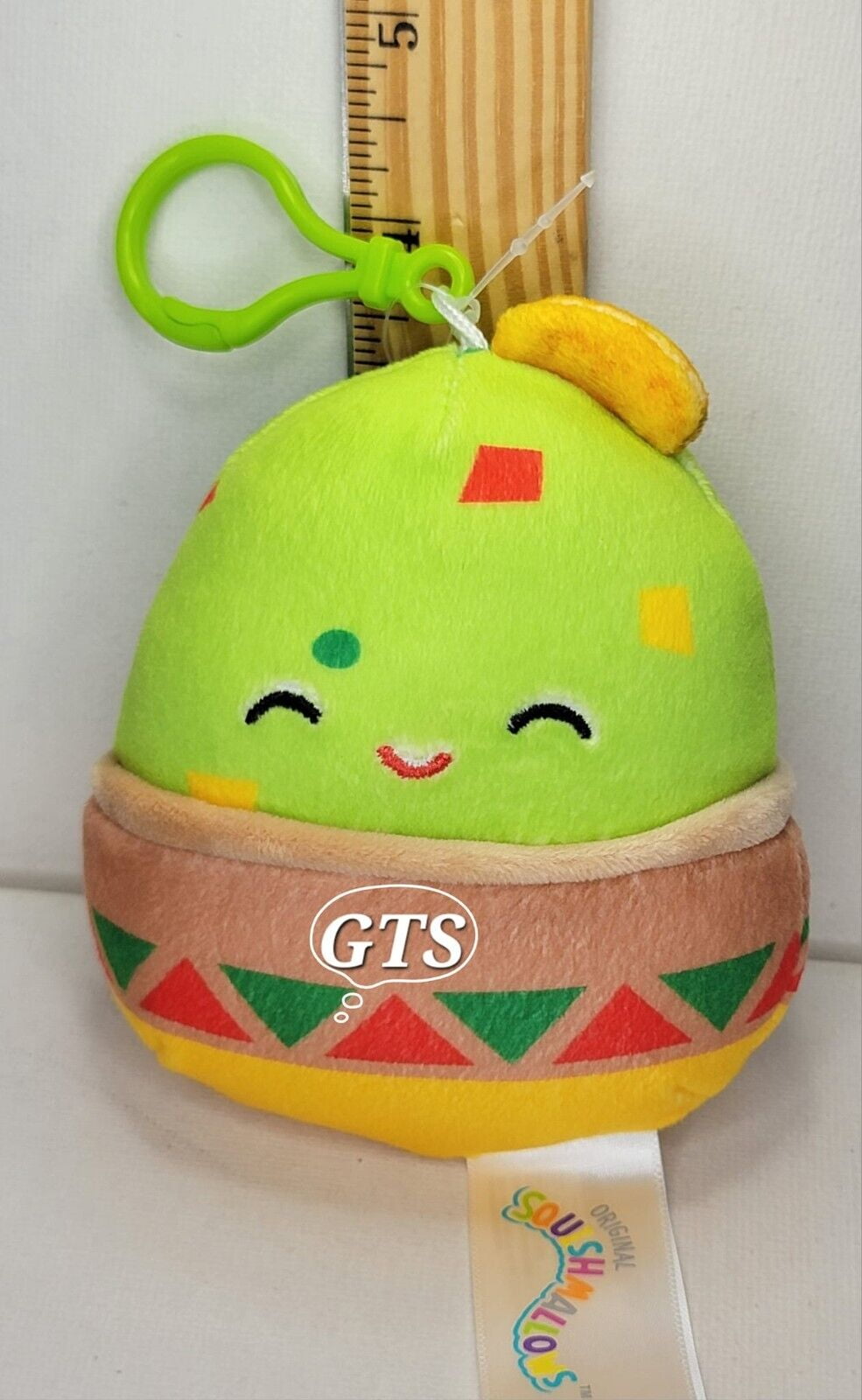 Squishmallow 3.5" Gideon Guacamole Soft Spicy Food Clip Plush - Walmart.com