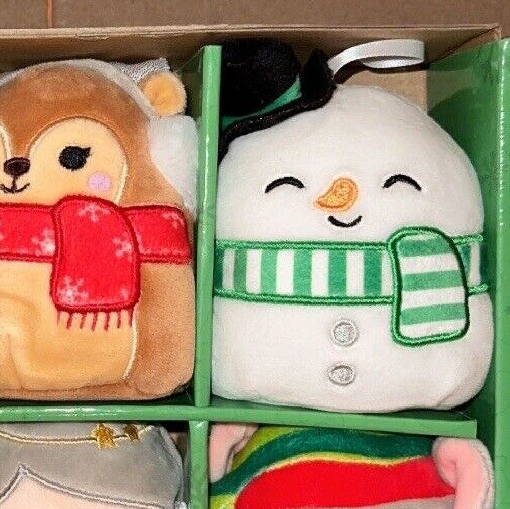 Squishmallow 4" MANNY THE SNOWMAN ornament - Walmart.com