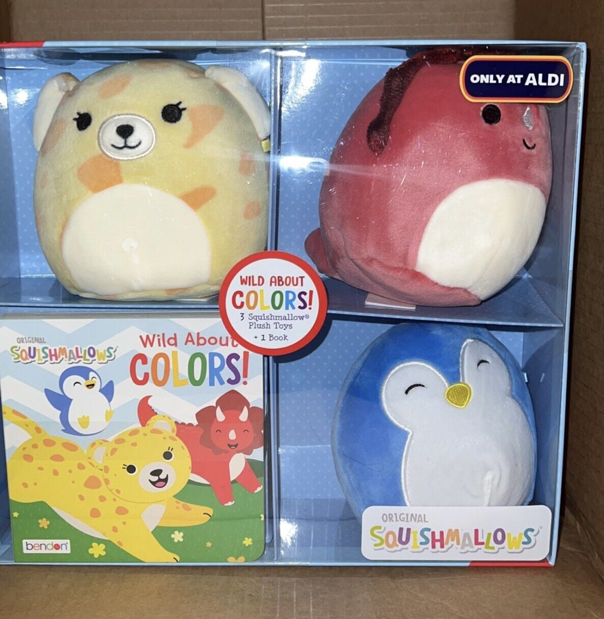 Squishmallow 5" ALL ABOUT Colors Gift Set 3 Plush Book - Walmart.com