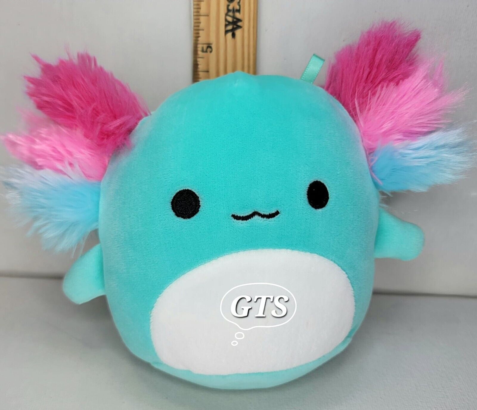 Squishmallow 5" Anastasia Axolotol Soft Teal Pink SquishDoo Plush ...