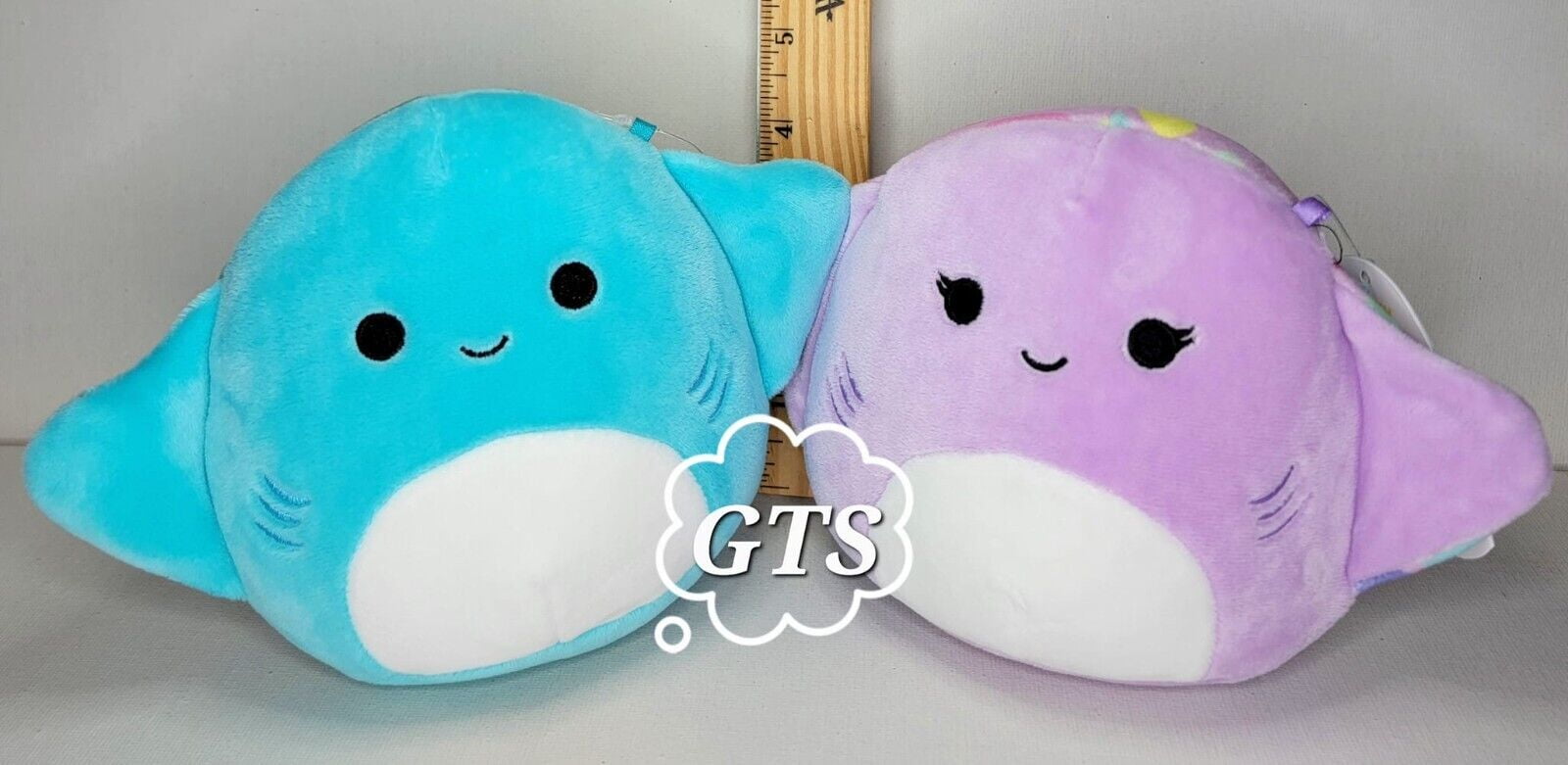 Squishmallow 5" Aziza Maggie Stingray 2 PC Sea Life Plush - Walmart.com