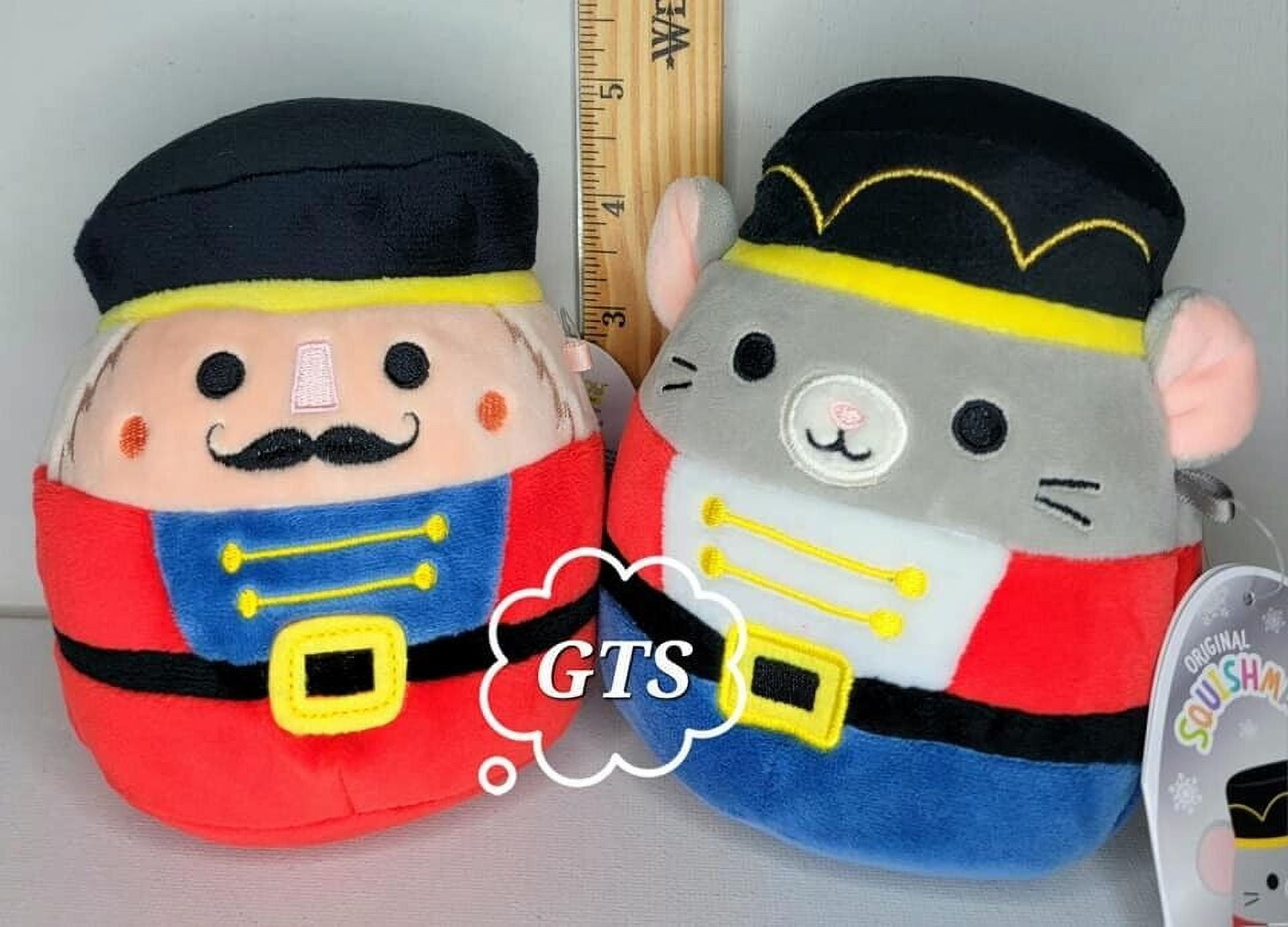 Squishmallow 5" Christmas Luca and Murray 2 PC Set Nutcracker Plush ...