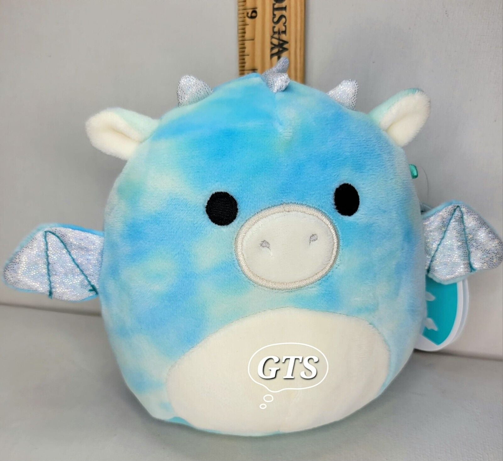 Squishmallow 5" Keith Dragon Soft Blue Tie Dye Mystical Plush - Walmart.com