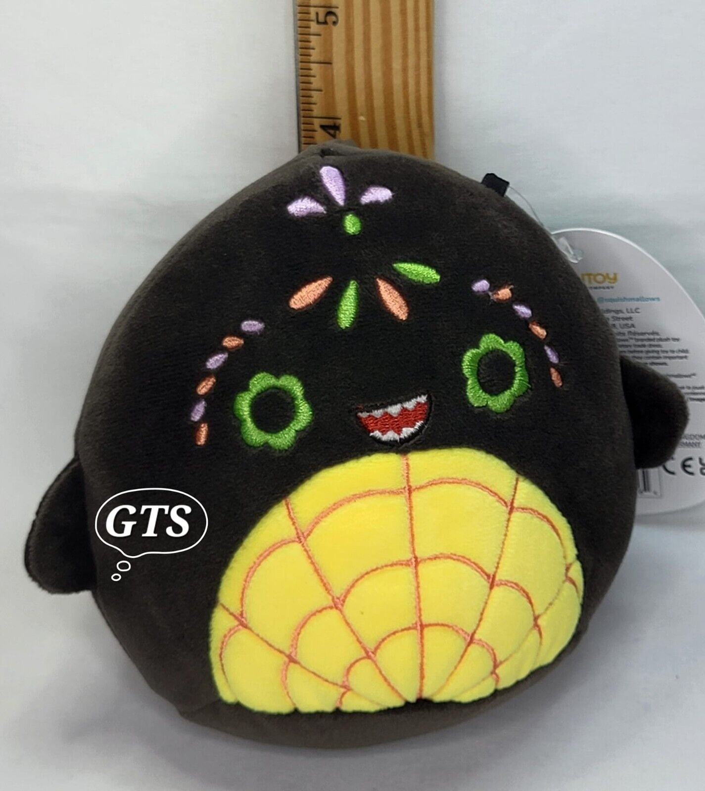 Squishmallow 5" Oceana Shark Embroidered Day of the Dead Halloween ...