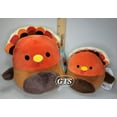 Squishmallow 5 and 7.5" Ulana Turkey Pair 2 PC Fall Harvest Plush ...