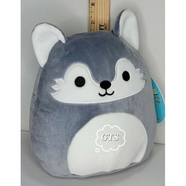 "Kellytoy Squishmallow 7"" Willy Wolf Soft Gray Wilderness Plush - Rare ...
