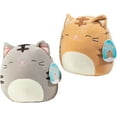 "Kellytoy Squishmallow 8"" Fuzzy Kitten Plush Toy - Assorted Cats ...