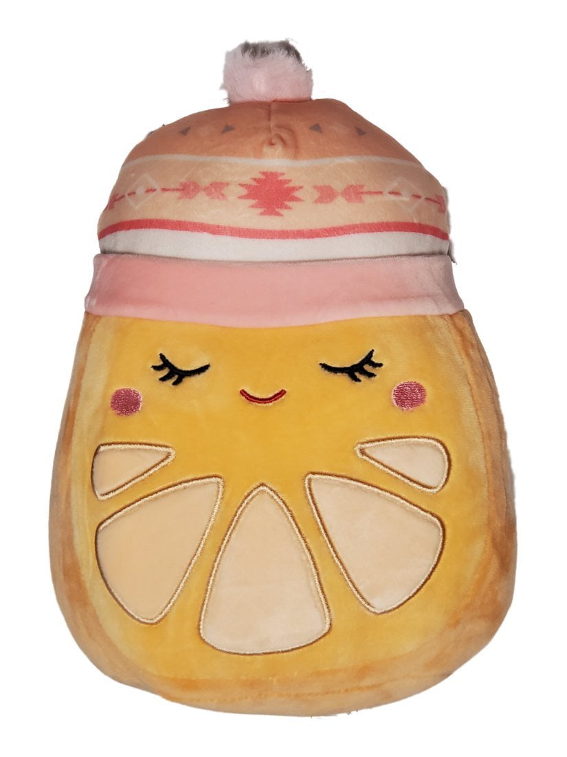 Squishmallows Celia, 8" Orange Plush Toy with Winter Hat - Walmart.com