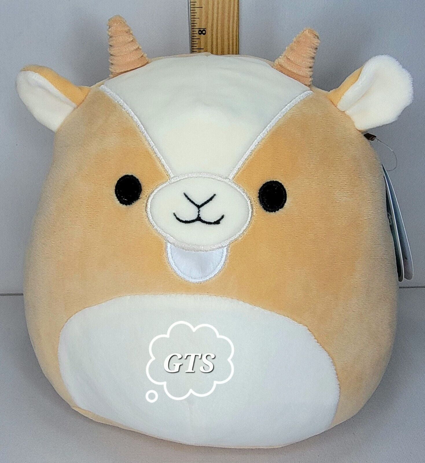 Squishmallow 8" Grant Goat Soft Tan Sensory Farm Plush - Walmart.com