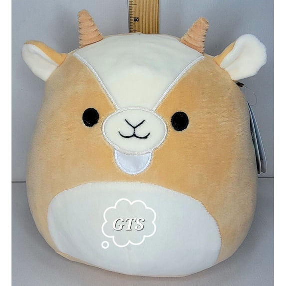 Squishmallow 8" Grant Goat Soft Tan Sensory Farm Plush - Walmart.com