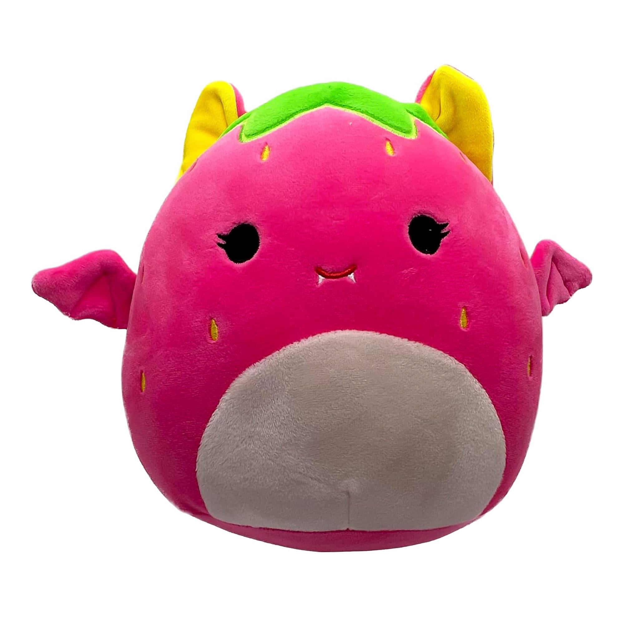 Kellytoy Squishmallow 8" Gwendolyn Fruit Bat, Bright Strawberry ...