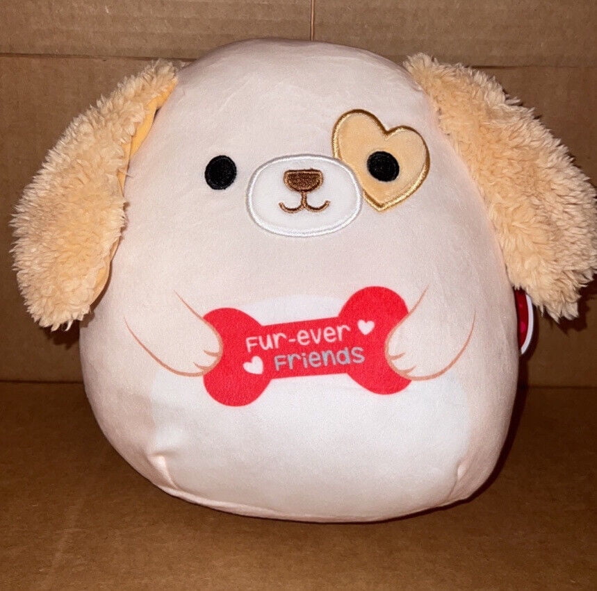Squishmallow 8" Harrison the Dog with Bone Valentines PLUSH - Walmart.com