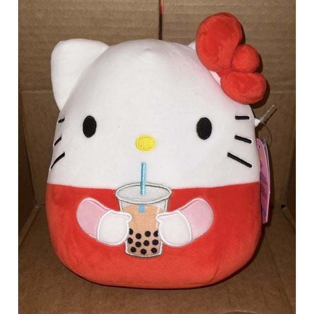 Squishmallow 8" Hello Kitty with Boba - Walmart.com