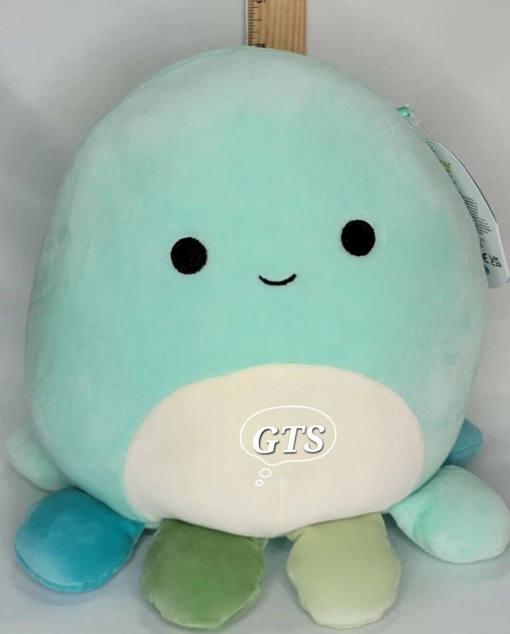 Squishmallow 8" Olga Octopus Soft Teal Sensory Plush - Walmart.com