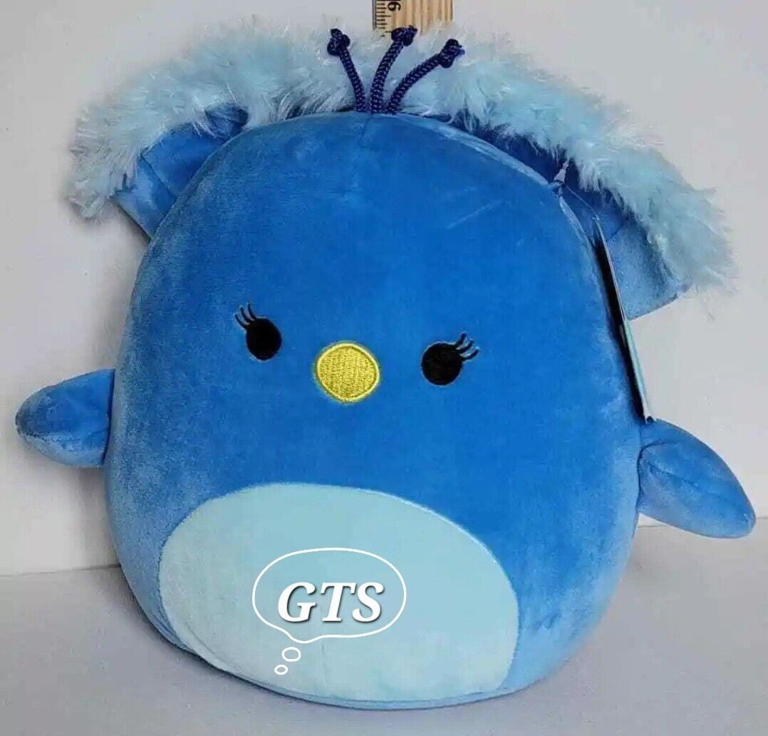 Squishmallow 8" Priscilla Peacock Royal Blue Soft Plush - Walmart.com
