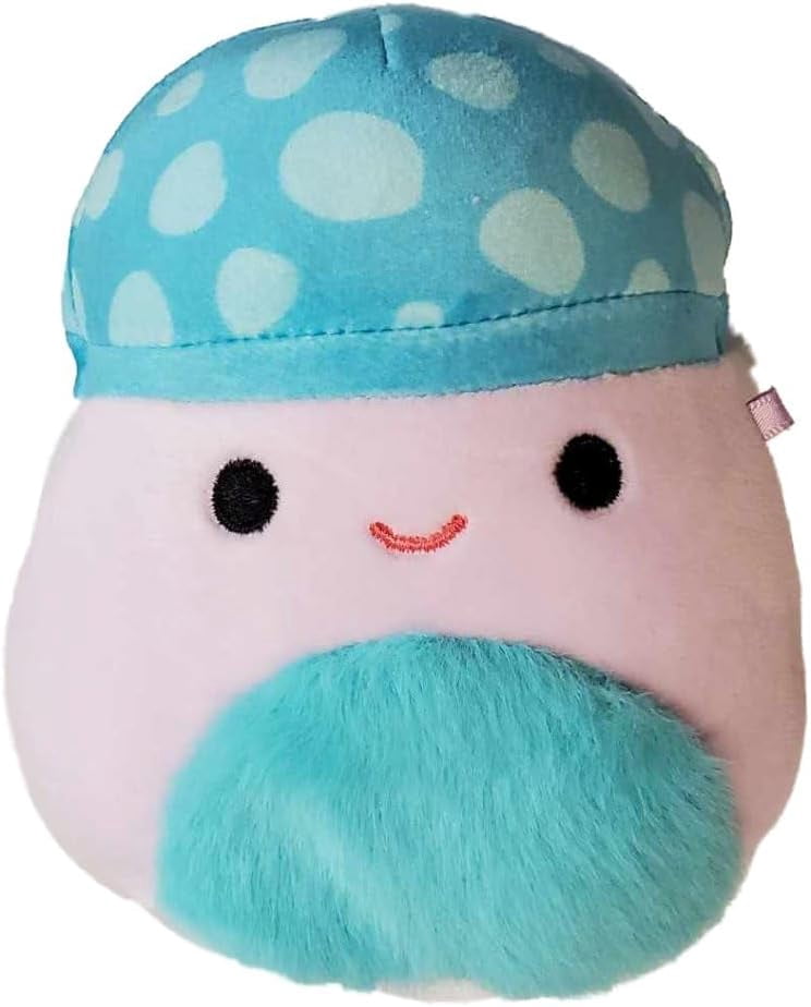Squishmallow 8" Pyle Mushroom Soft Lavender Teal Fungi Food Plush ...