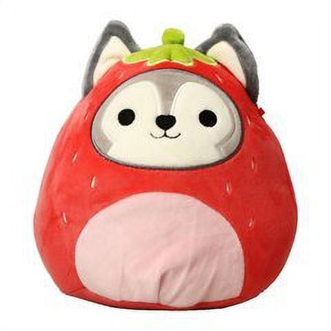 Squishmallow 8" Ryan The Husky as Strawberry - Soft and Squishy Stuffed ...