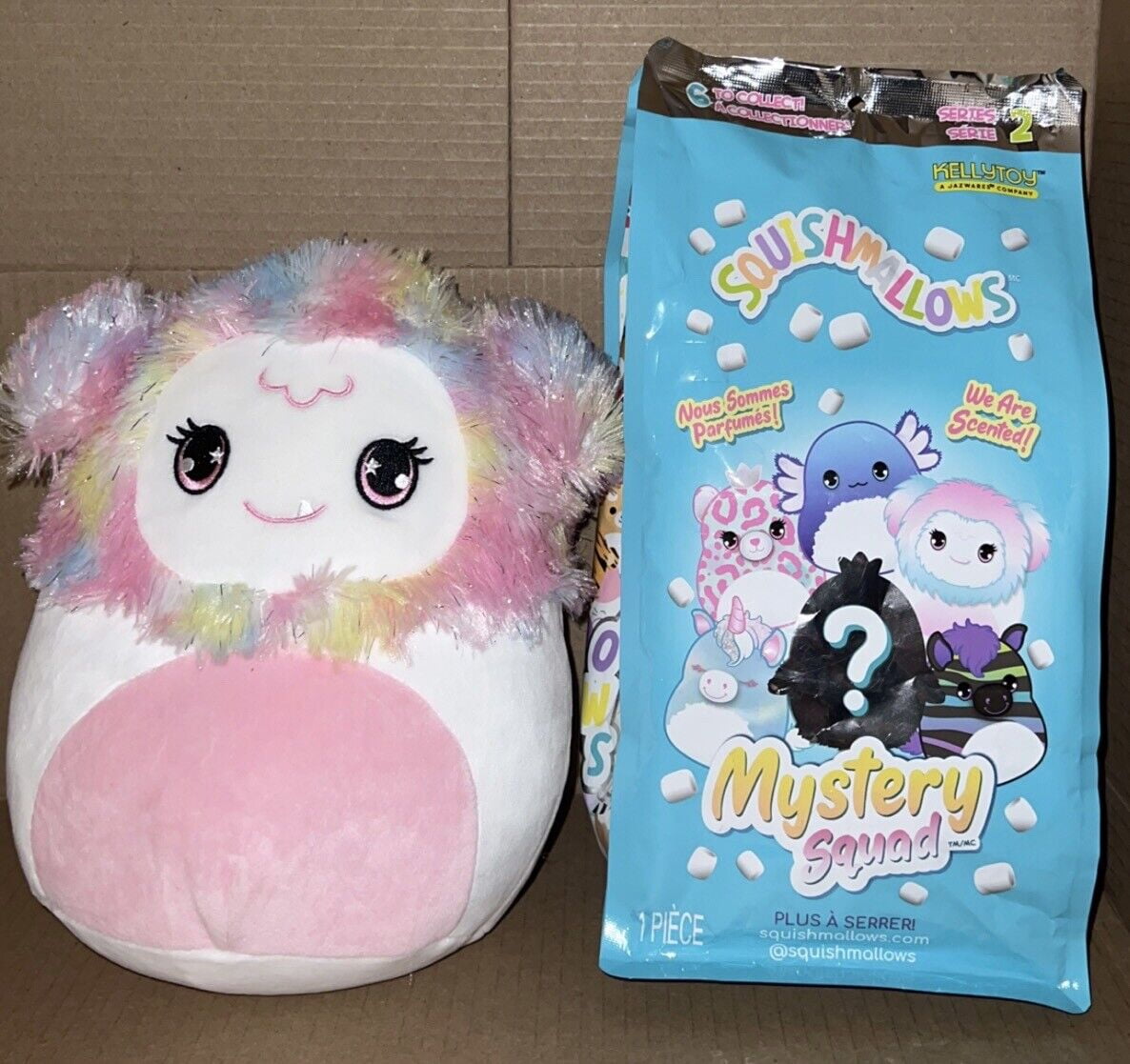 Squishmallow 8" Scented Mystery Squad BIG FOOT PLUSH - Walmart.com